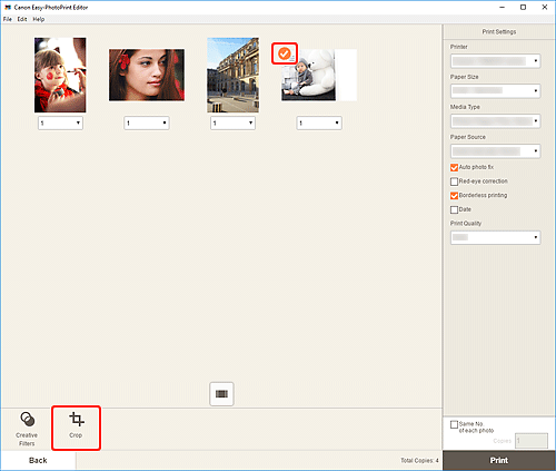 Canon : Inkjet Manuals : Easy-PhotoPrint Editor : Cropping Photos (for ...