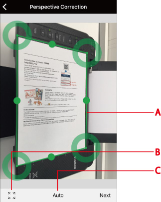 Canon : PIXMA Manuals : TS300 series : Making Copy Using Smartphone ...