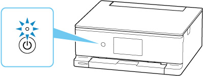 Canon : Inkjet Manuals : TS8700 series : Turning the Printer On and Off