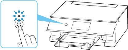 Canon : Inkjet Manuals : TS8700 series : Turning the Printer On and Off