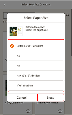 Canon : Inkjet Manuals : Create Personalized Calendars