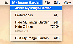 Canon : Manuali Inkjet : Verifica della versione - My Image Garden