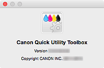 Canon : 噴墨手冊 : 如何檢查版本 - Quick Utility Toolbox