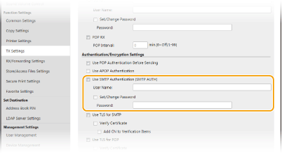 Communicatie-instellingen voor E-mail/I-Fax configureren