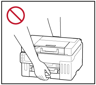 Canon : Inkjet juhendid : GX6500 series : Ohutusnõuded